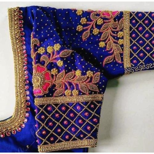 Buy Exquisite Maggam Work Blouses | Bridal & Festive Designs